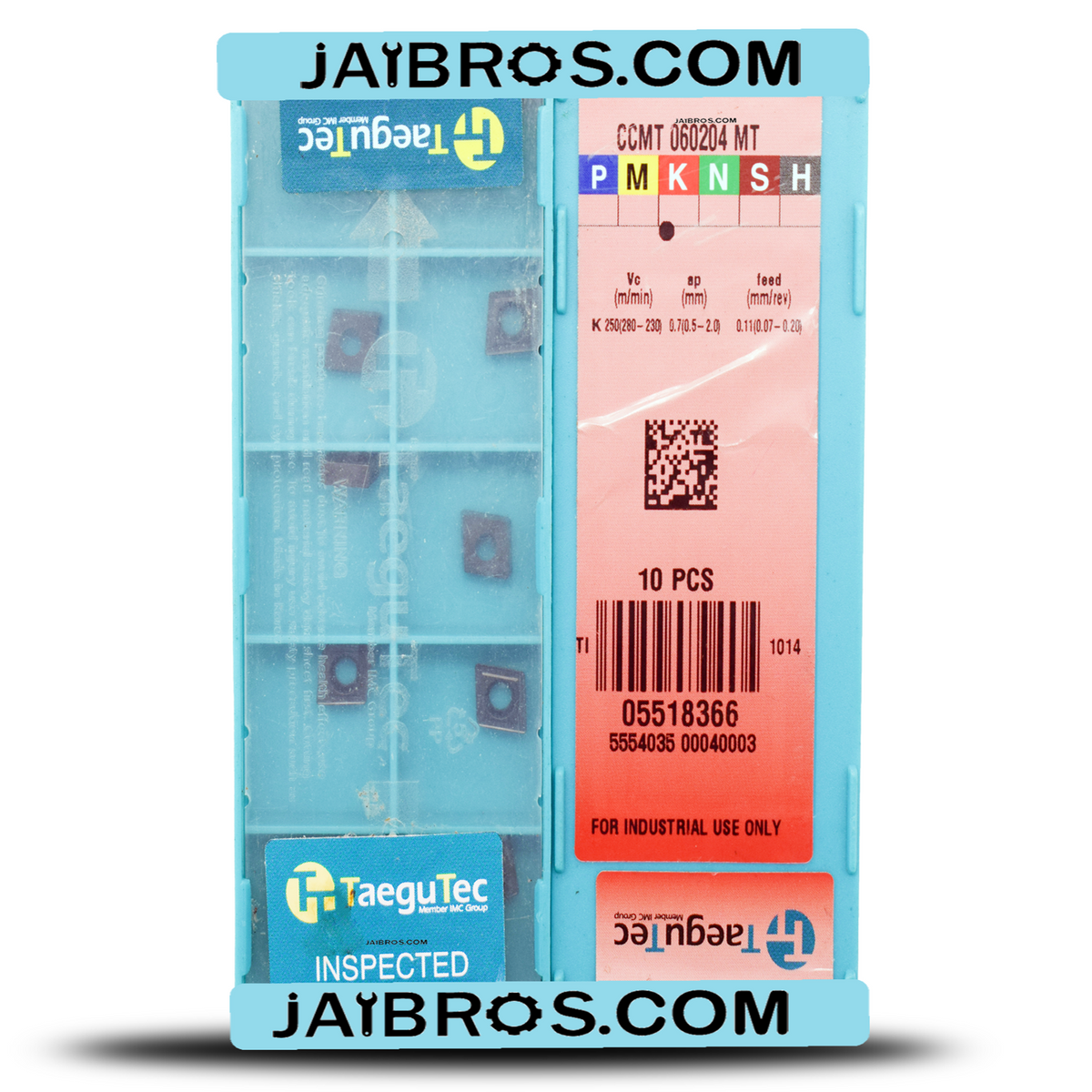 Buy Taegutec CCMT060204 MT TT7310 - Pack of 10 | Jaibros