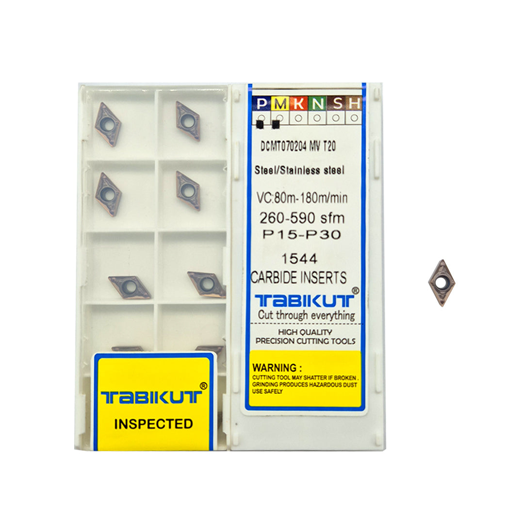 Premium Tabikut DCMT Inserts Pack of 10 – Jaibros