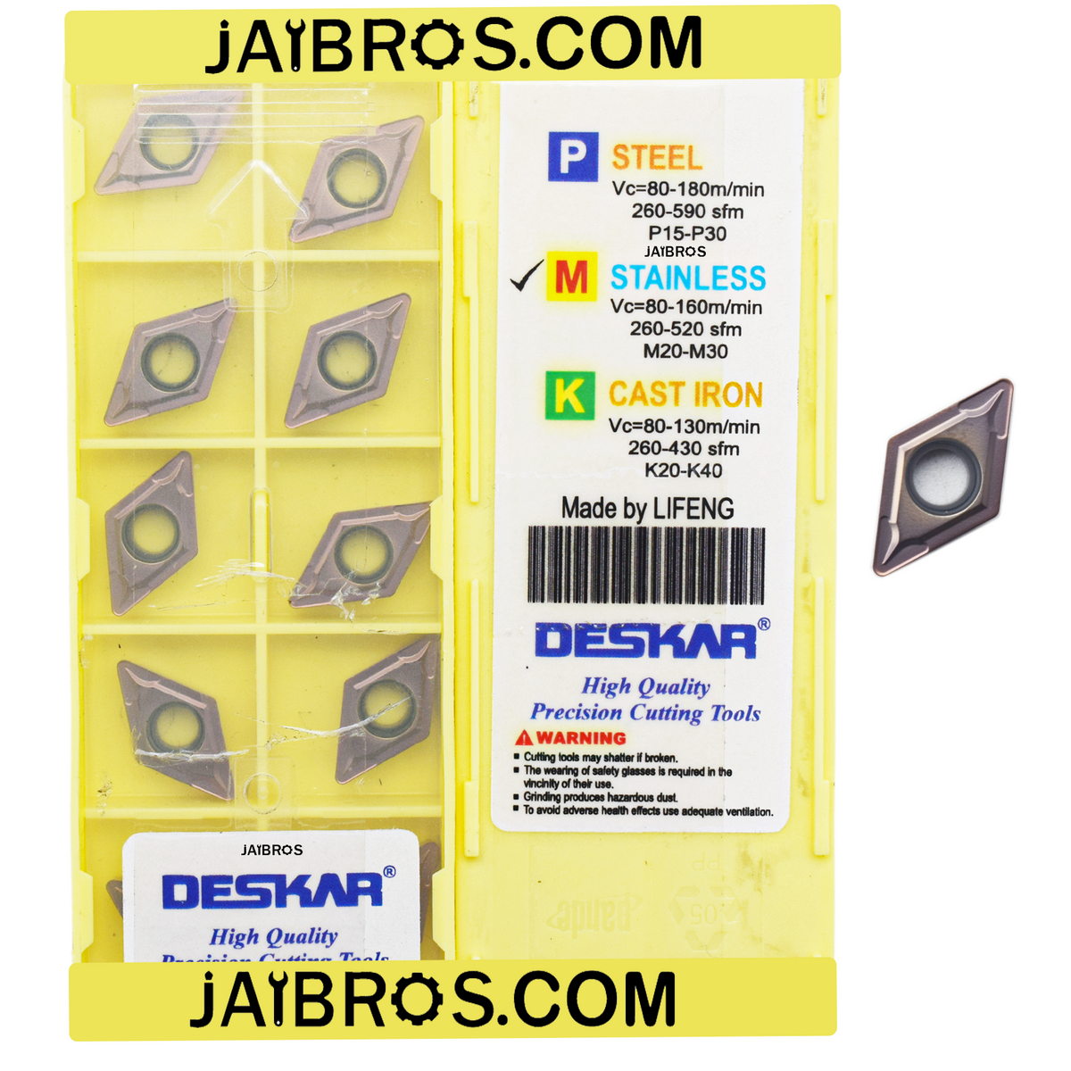 Deskar DCMT Turning Inserts | Buy Now at Jaibros