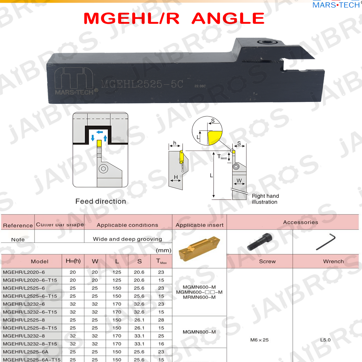 Jaibros MTENN Turning Holder TNMG | CNC Tool Buy Online