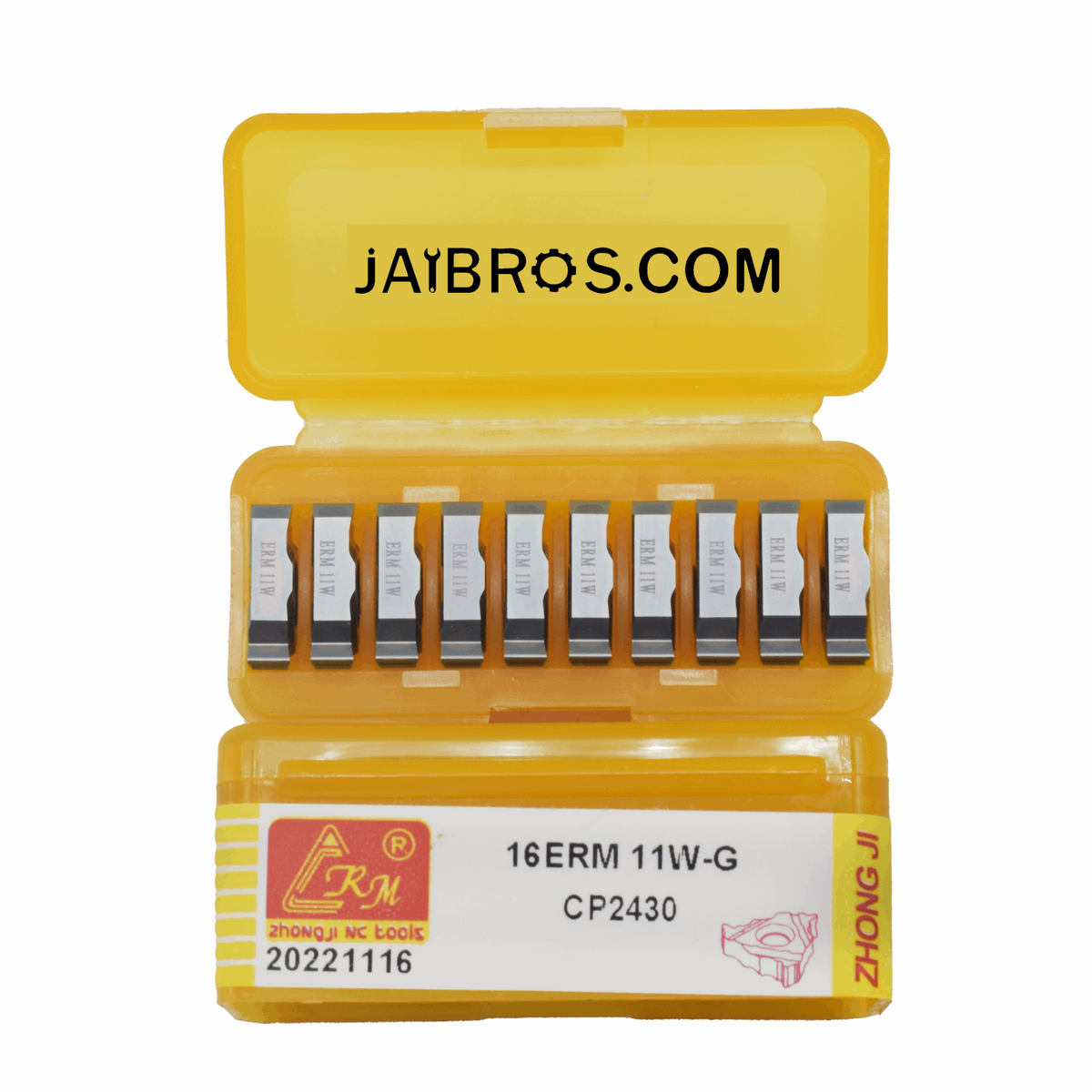 Buy 16 ER/IR 11W CRM Carbide Threading Insert Pack of 10. – Jaibros