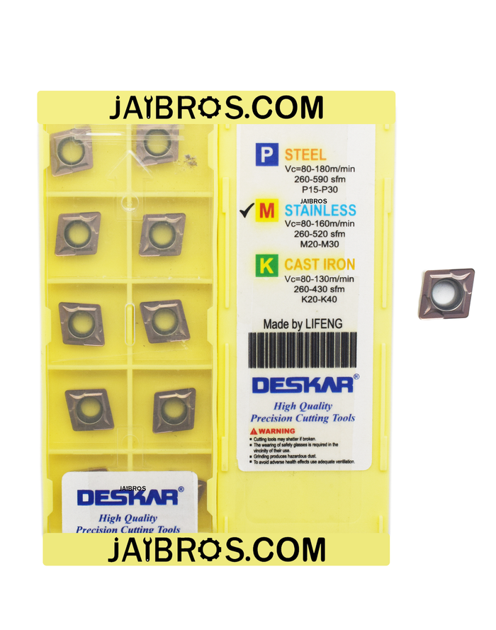 Deskar Cutting Tools & Insert, Quality Carbide Inserts for Steel – Jaibros
