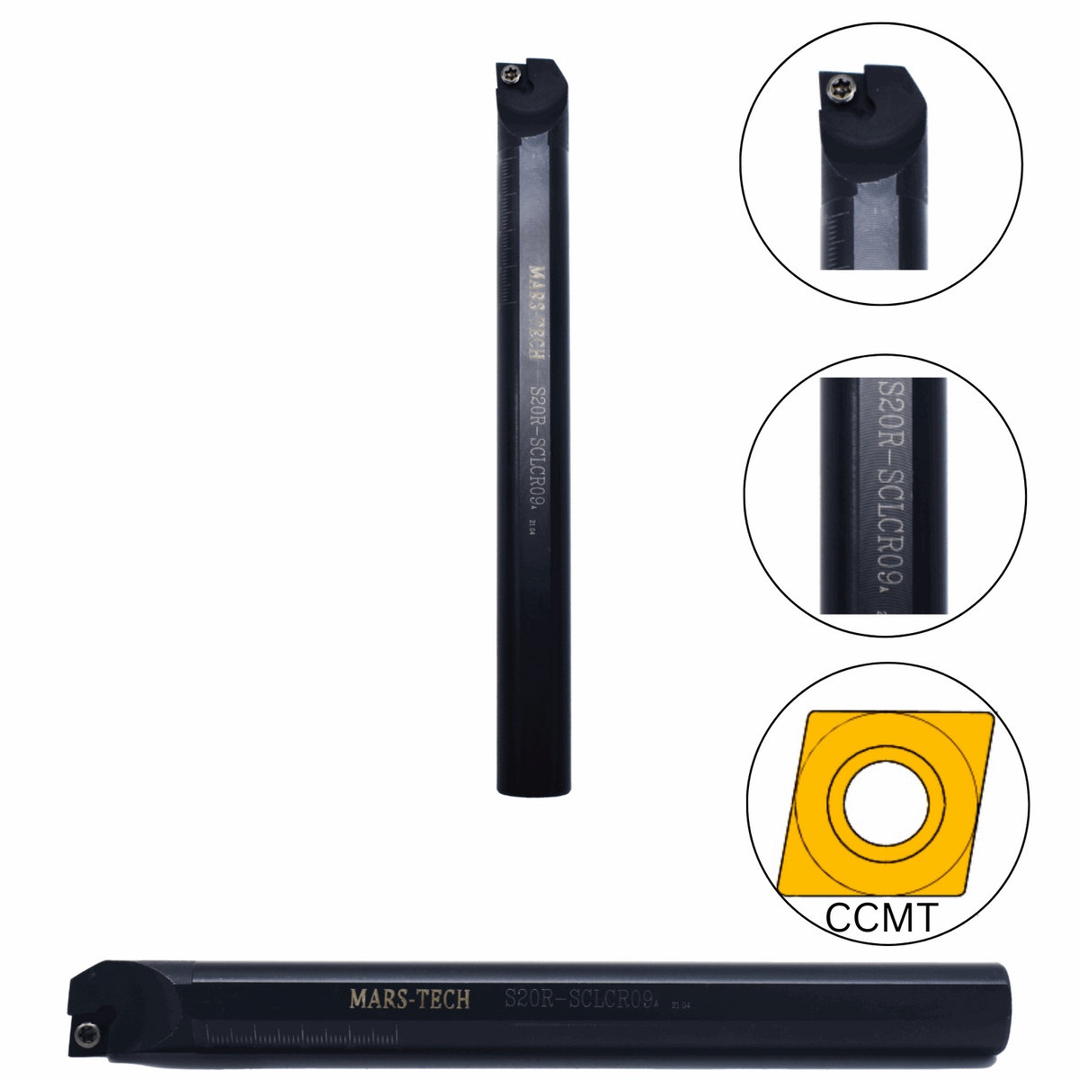 Shop Now Today Carbide Boring Bar 20mm CCMT09 (Pack of1) – Jaibros