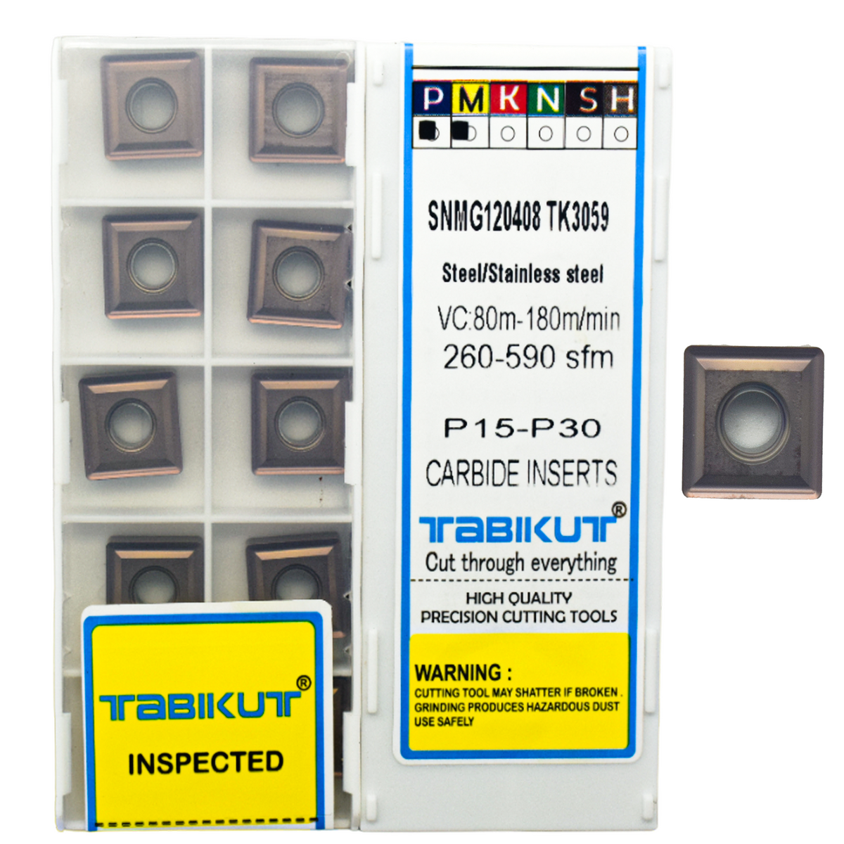 Buy Chipbreaker Insert SNMG120408 TK3059 – Tabikut Pack of 10 – Jaibros