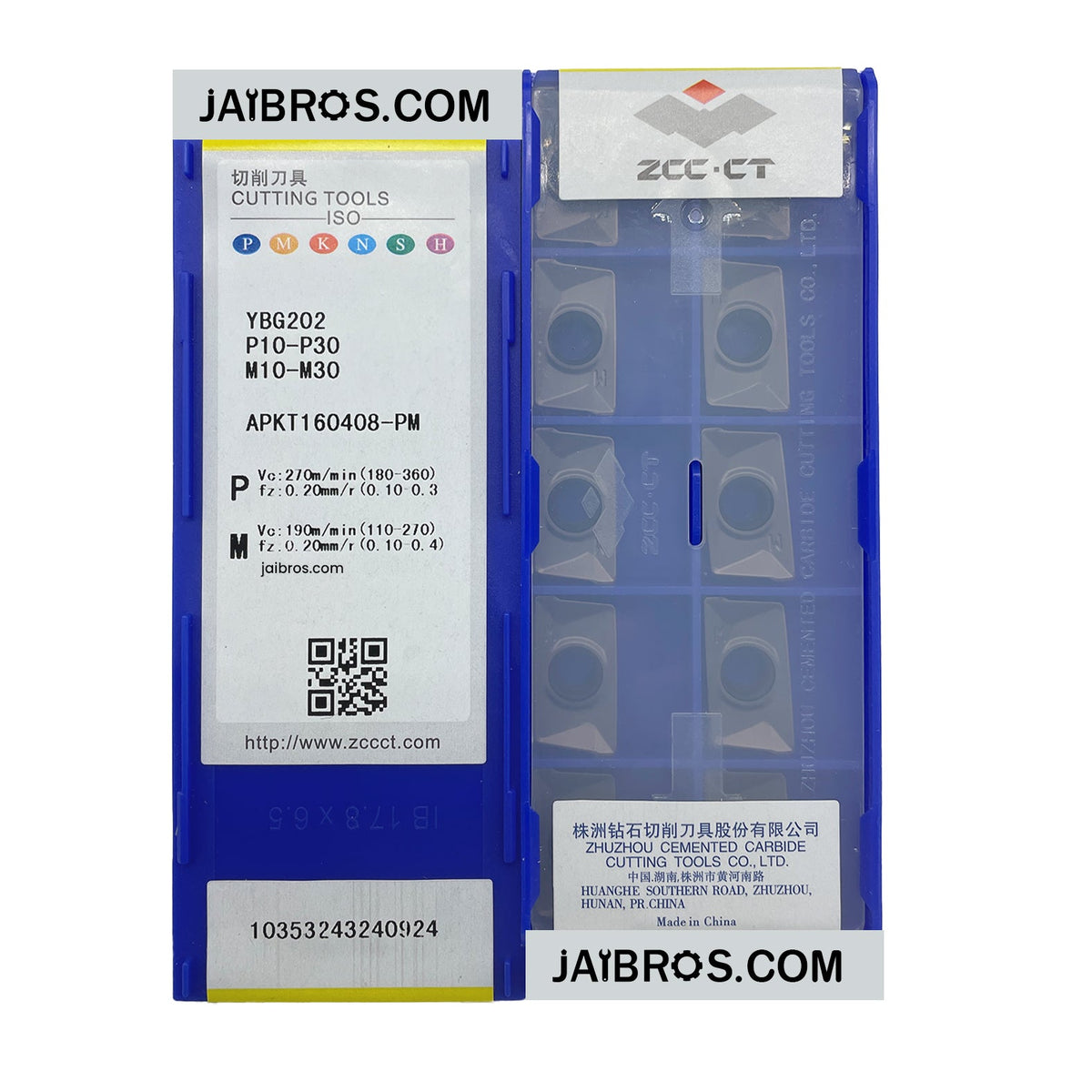 Shop ZCCCT APKT160408 Carbide Inserts Online – Jaibros