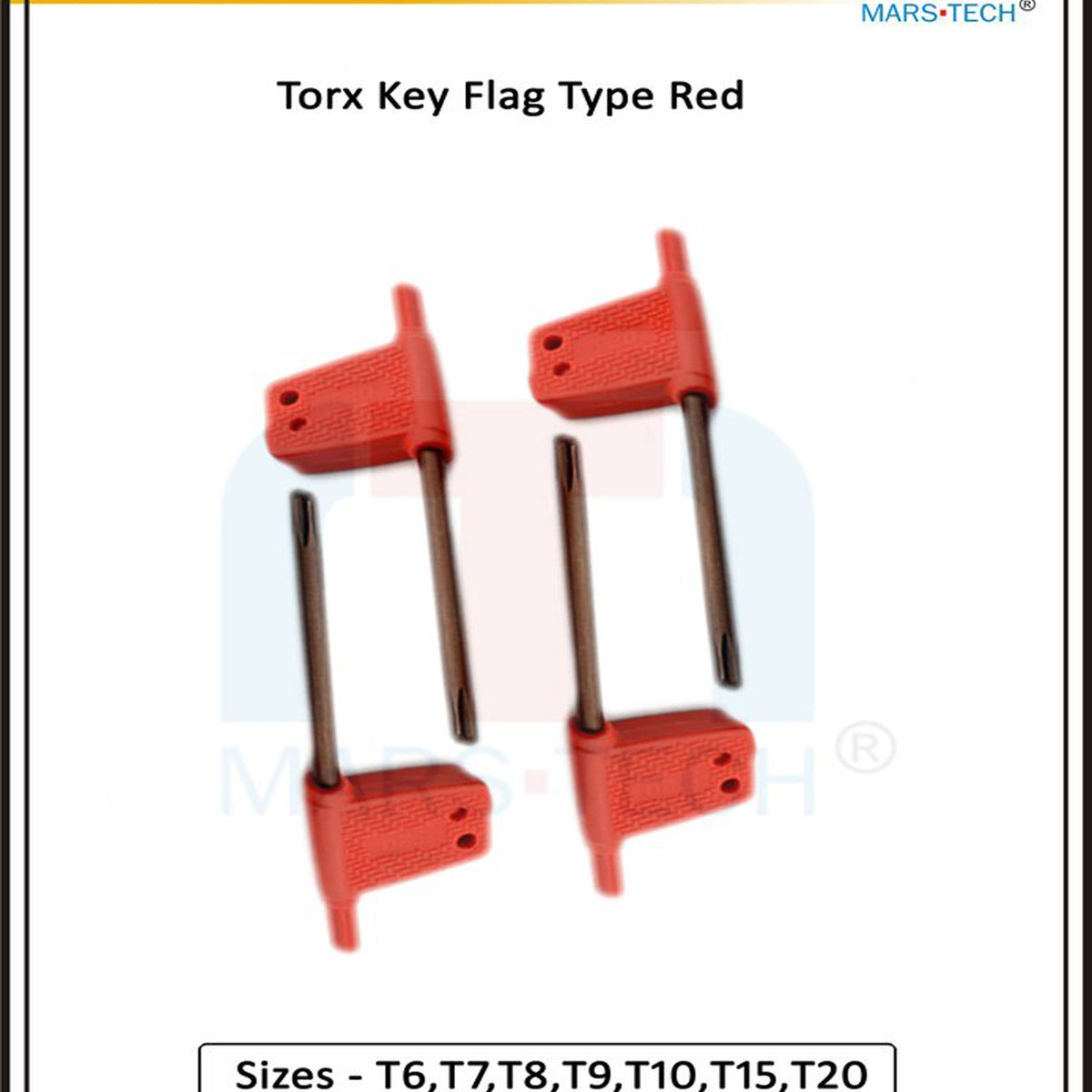 Buy Torx Key Red Color T8,T15,T20 Pack Of 1000 nos – Jaibros