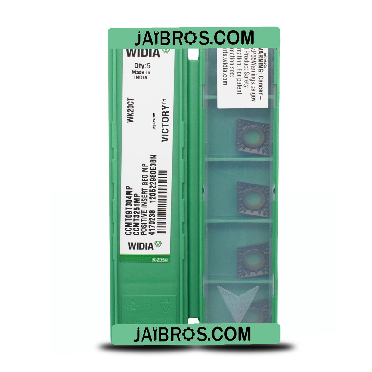 Buy WIDIA CCMT Inserts - Jaibros | High-Performance Cast Iron Grade