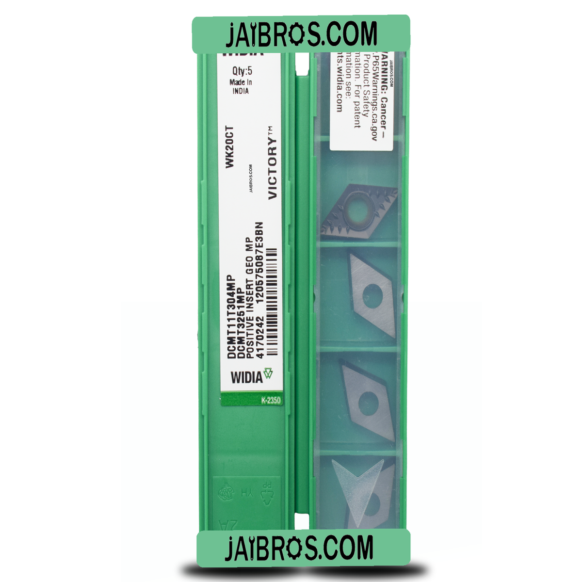 WIDIA DCMT11T304 MP WK20CT cast iron grade pack of 10 – Jaibros