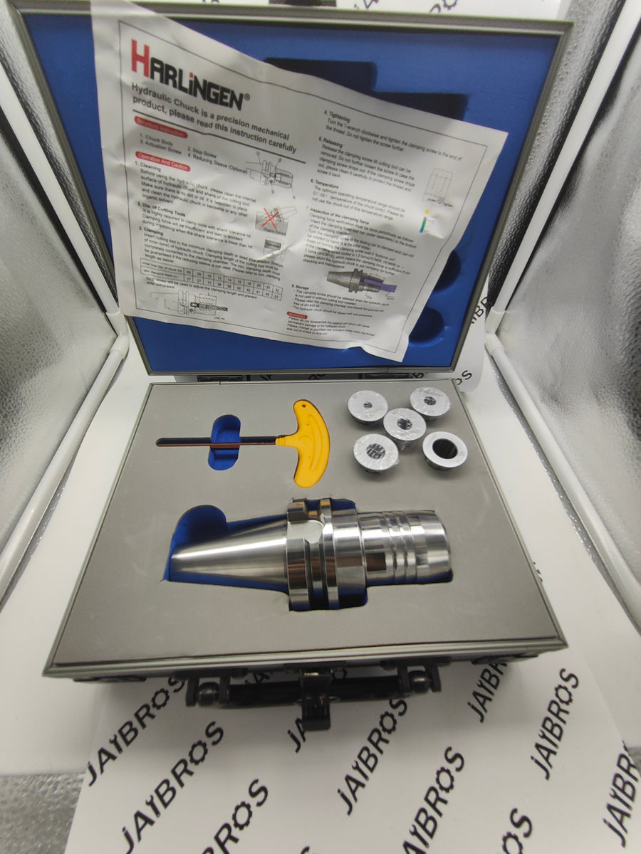 BT40 Hydro Grip Holder with 5 CNC Collets – Buy Now – Jaibros