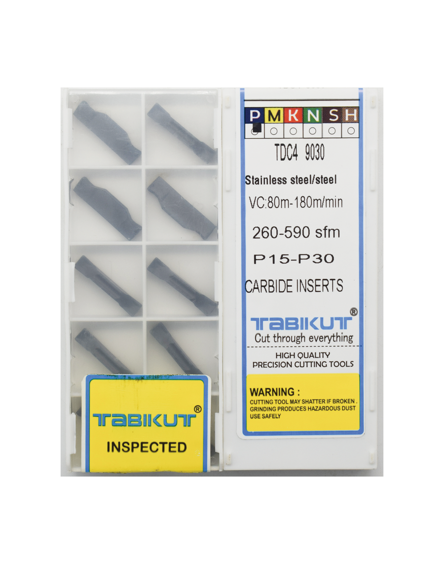 TDC Grooving Inserts 2/3/4 mm Suitable To Taegutec Holder Pack Of 10 ...